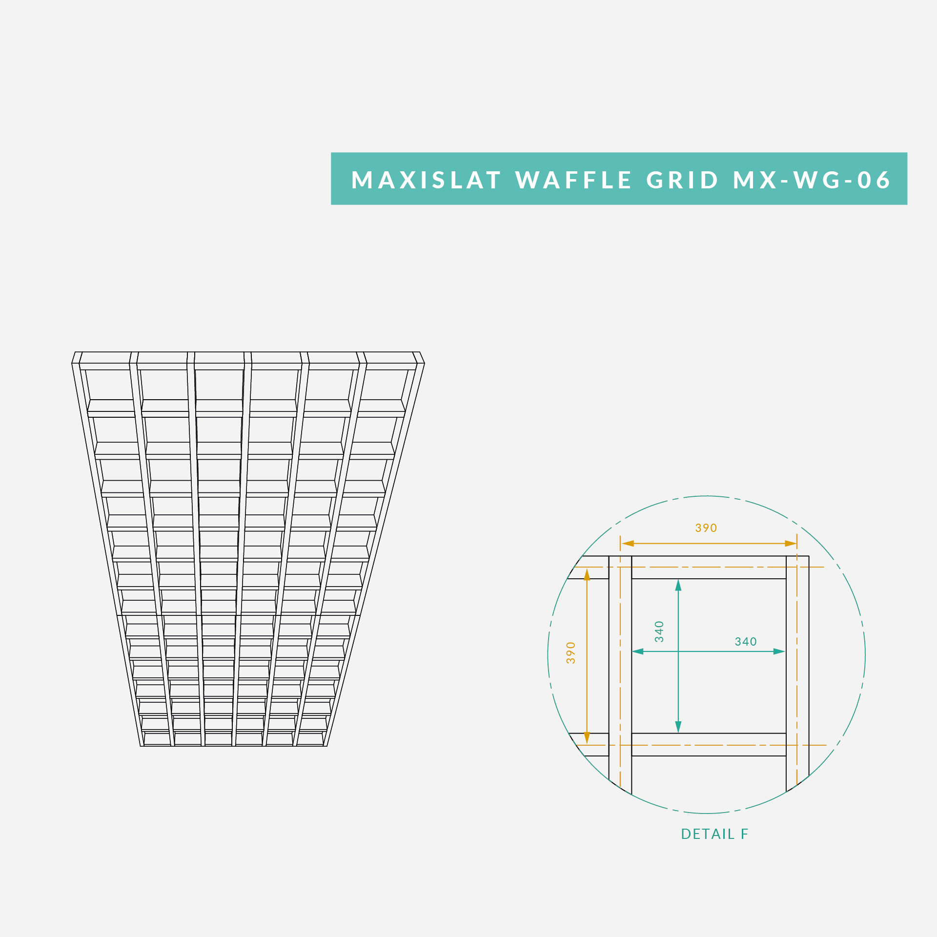 MAXISLAT WAFFLE GRID: Coffered Ceiling Beam Systems